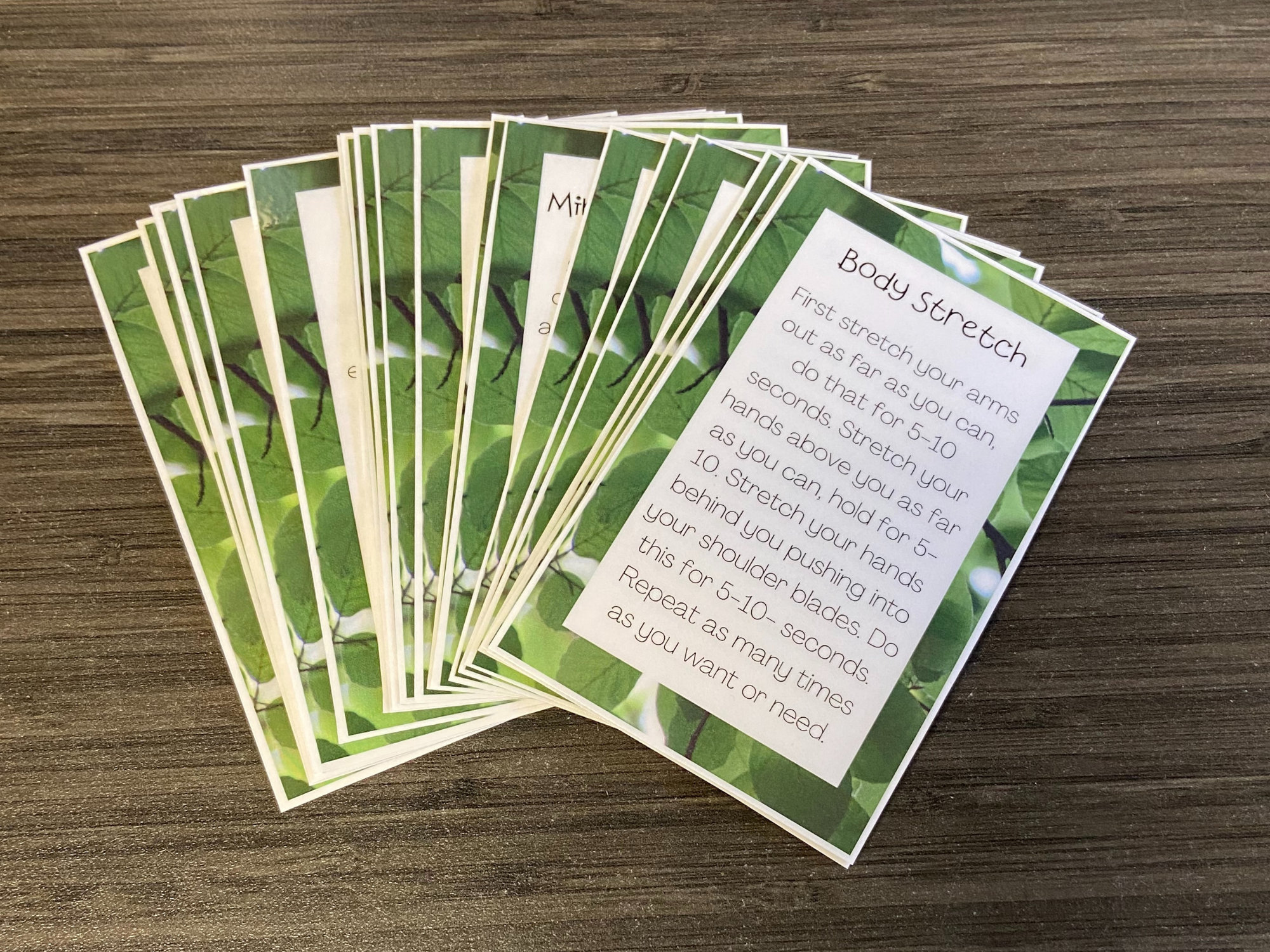 Mindfulness Cards Printable, Digital Download, Grounding Exercises ...