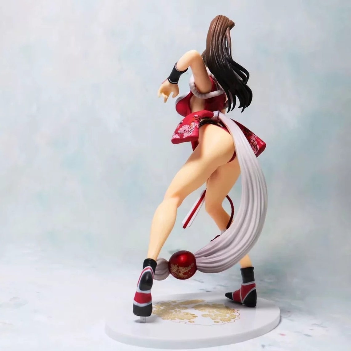 Anime Japanese Fatal Fury Mai Shiranui Action Figure Pvc 23cm Etsy