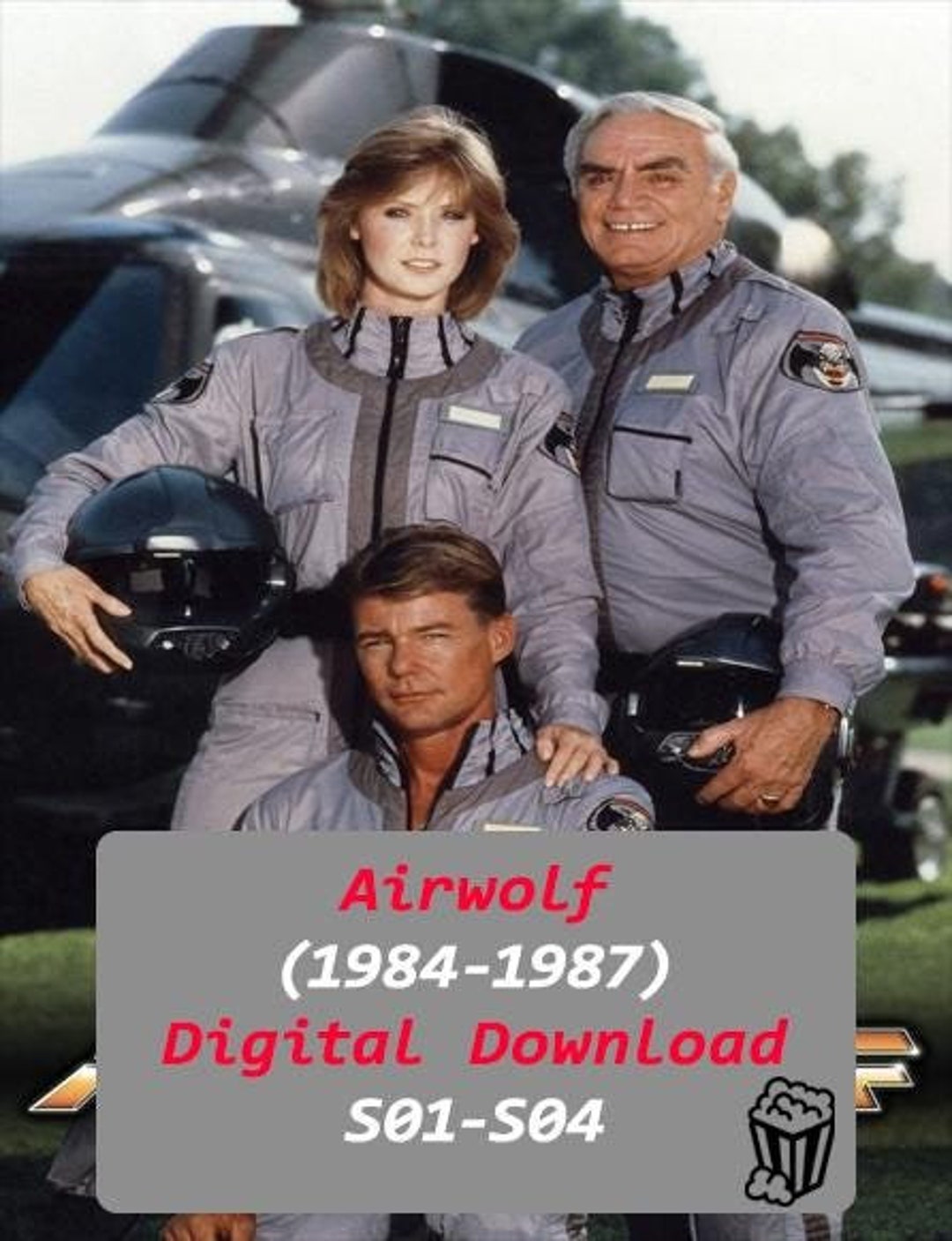 Airwolf Complete 4 Seasons With Bonus Content Digital Download TV Show - Etsy