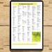Basic Grocery List Large Colorful Grocery Shopping List Printable ...
