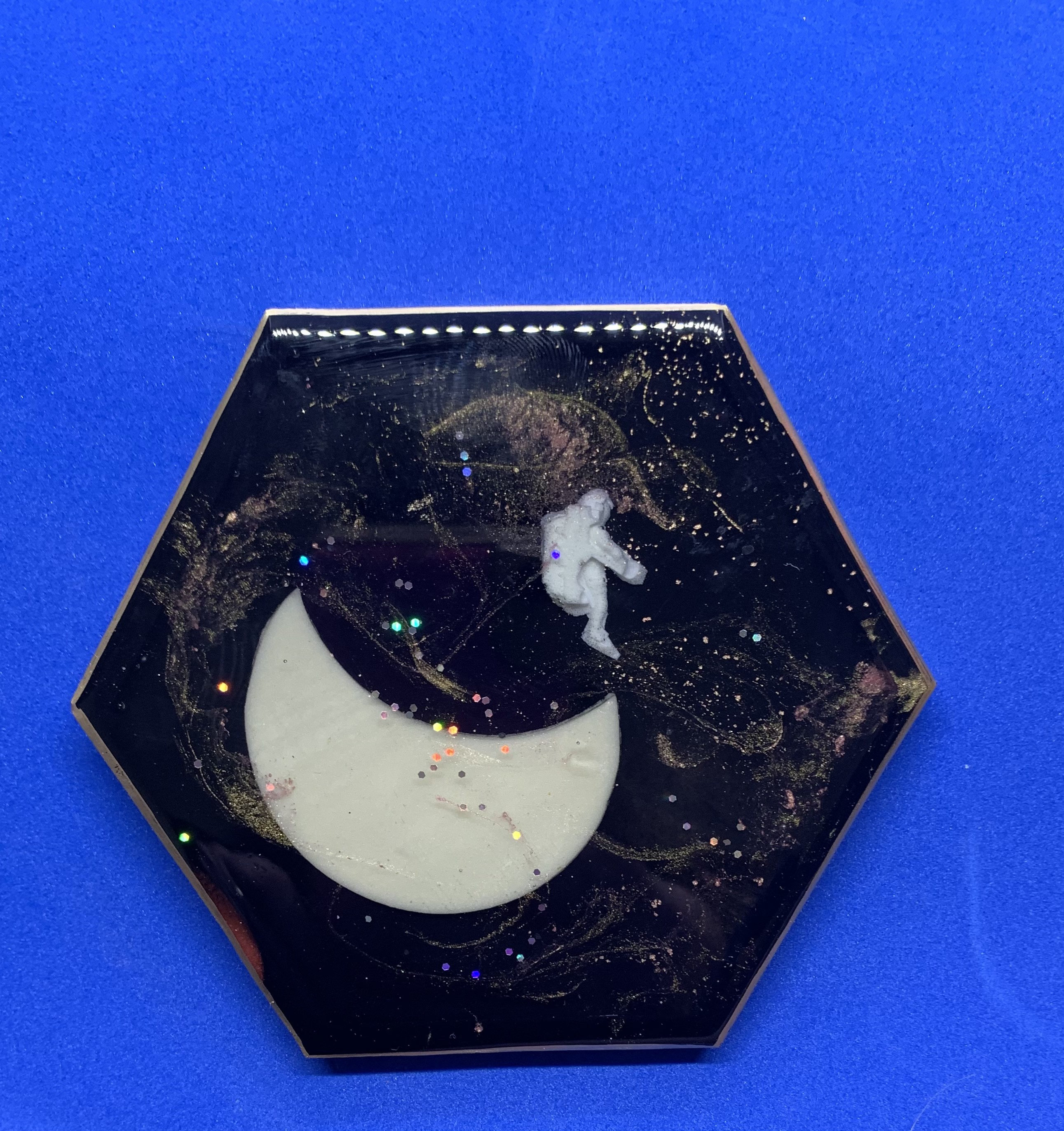 Space Coasters Astronaut Coaster Set Space Themed | Etsy