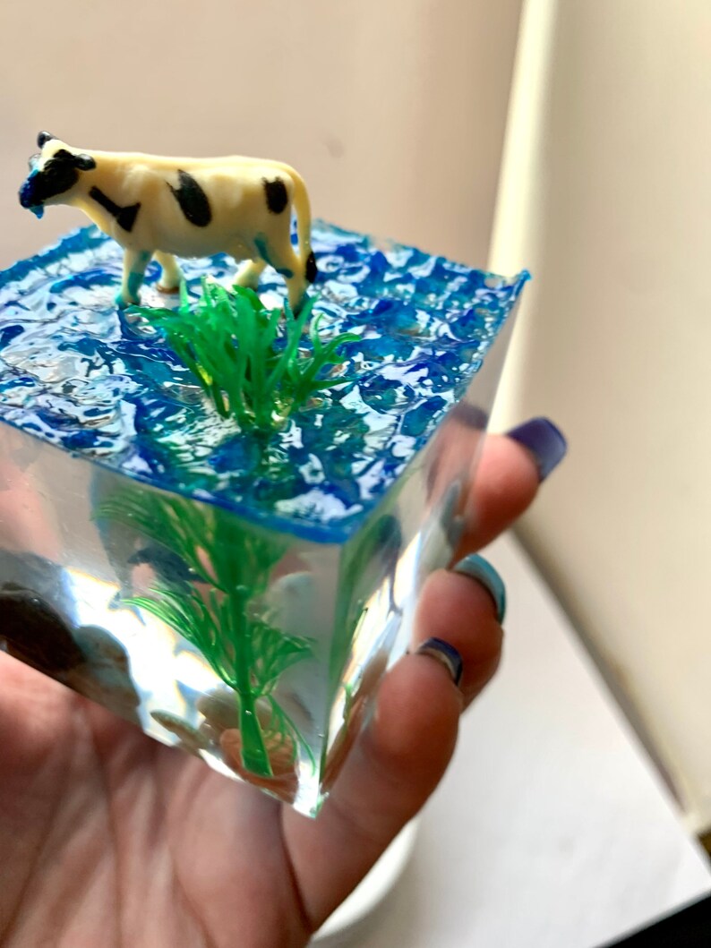 Weirdcore Resin Shark Lamp Diorama Lighting Epoxy Resin - Etsy