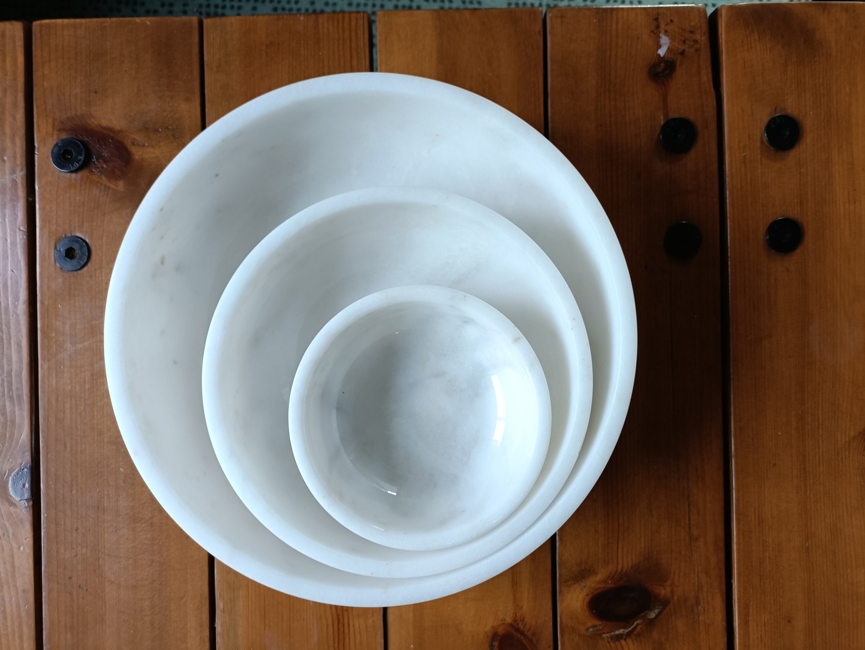 Set of 3 Marble Plates Set Decorative Plates Vintage - Etsy