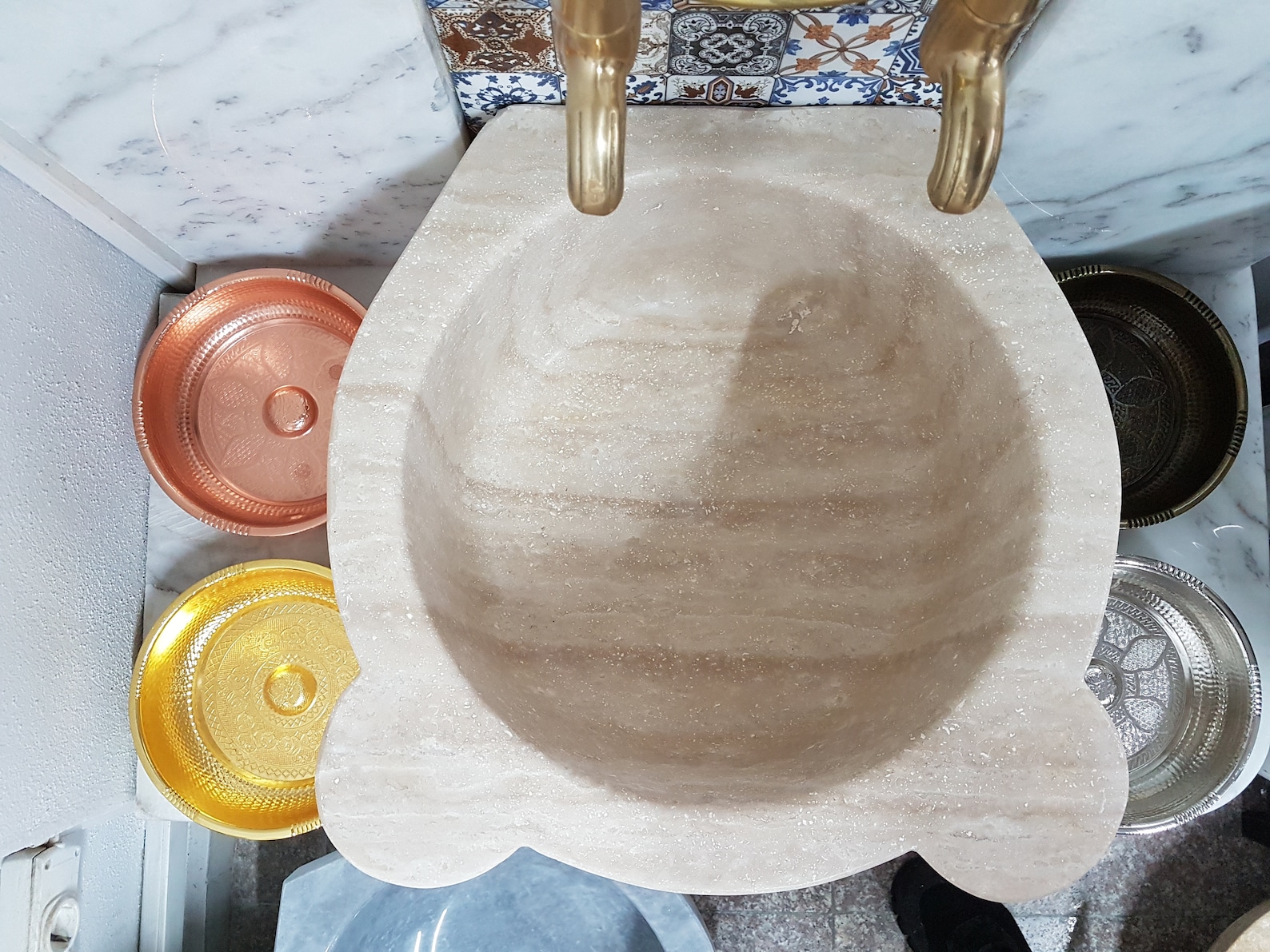 Turkish Bath Sink, Turkish Hammam Sink, Spa Sink, Spa Decor, Turkish ...