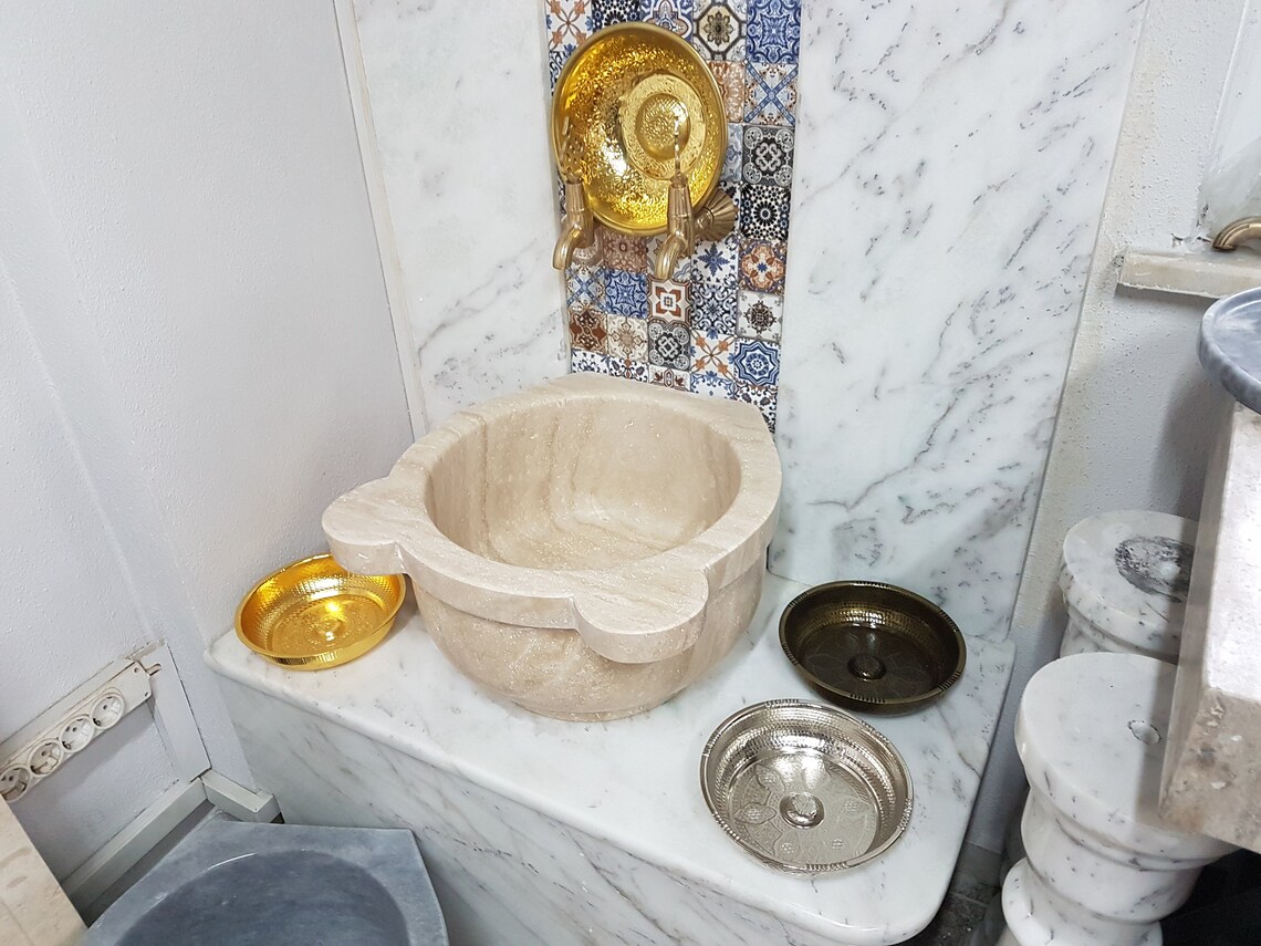 Turkish Bath Sink, Turkish Hammam Sink, Spa Sink, Spa Decor, Turkish ...