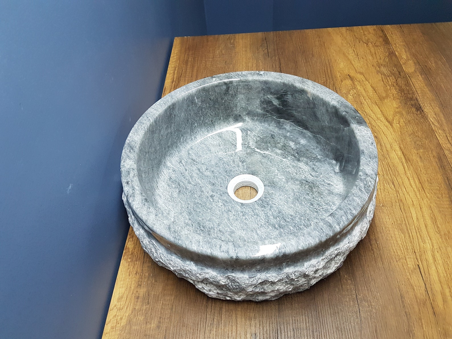 Sink Vanity Vessel Sink Stone Sink Gray Marble Sink - Etsy