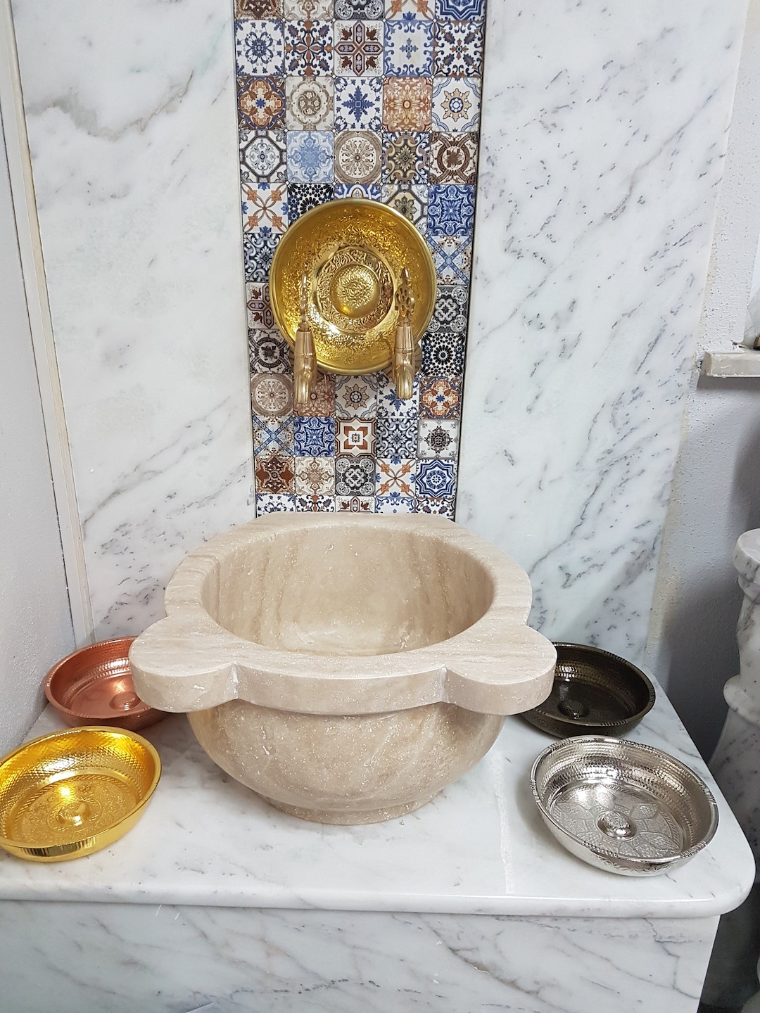 Turkish Bath Sink, Turkish Hammam Sink, Spa Sink, Spa Decor, Turkish ...