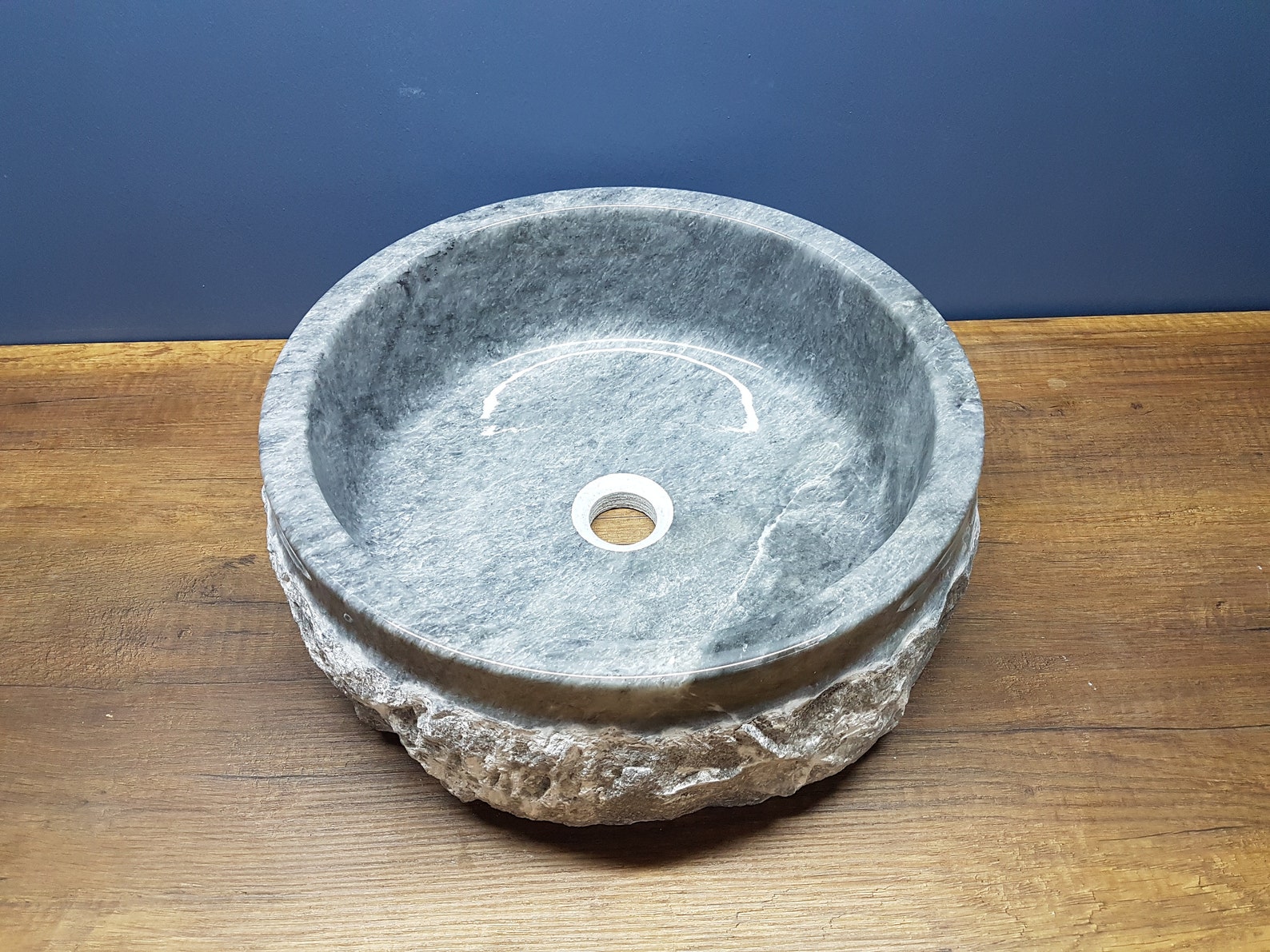 Sink Vanity Vessel Sink Stone Sink Gray Marble Sink - Etsy