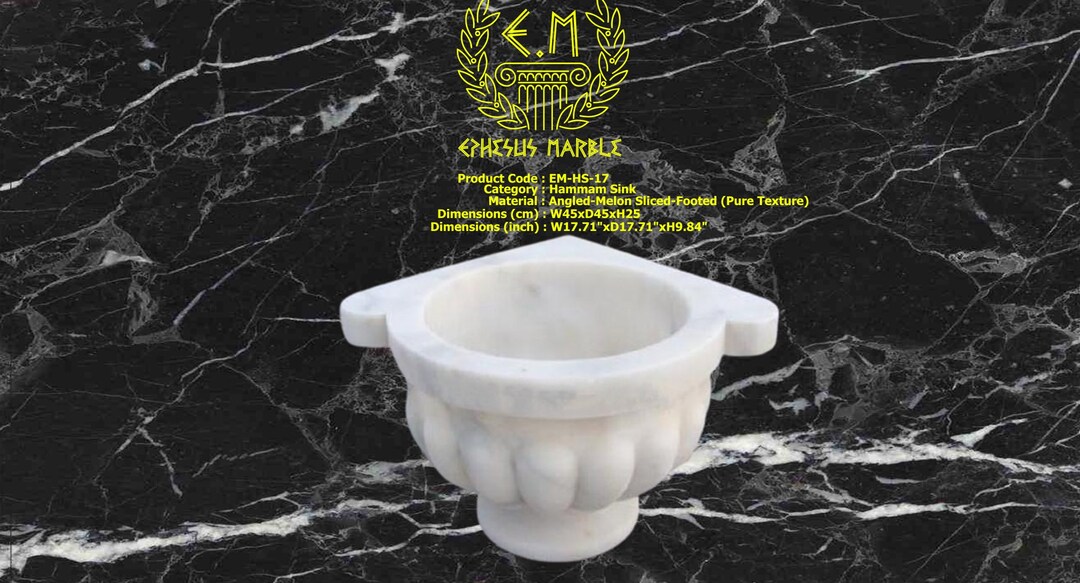 Turkish Bath Sink, Turkish Hammam Sink, Spa Sink, Turkish Hamam Sink ...