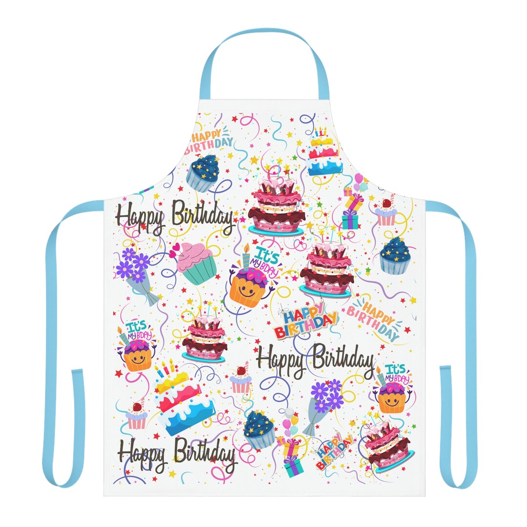 Birthday Happy Birthday Apron Wrap Around choose Your - Etsy