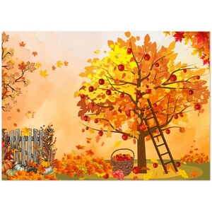 Fall Apples Greeting Cards, Pack of 10 - Etsy