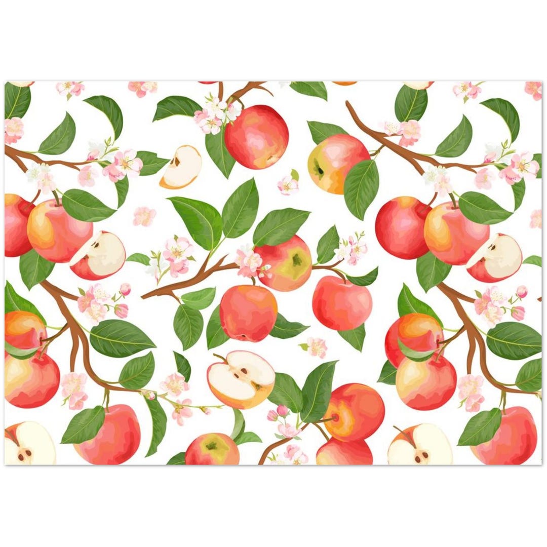 Apple Orchard Thanksgiving Card Box of 10 Greeting Cards, Made in US - Etsy