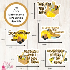 JW LDC Sticker Set Weatherproof Ldc/maintenance Bundle - Etsy