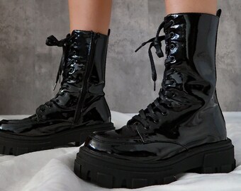 Emo Platform Boots - Etsy