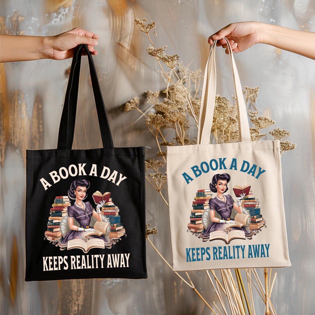 Book Lover Tote Bag Gifts for Book Lovers Women, Bookish Merch for Book ...