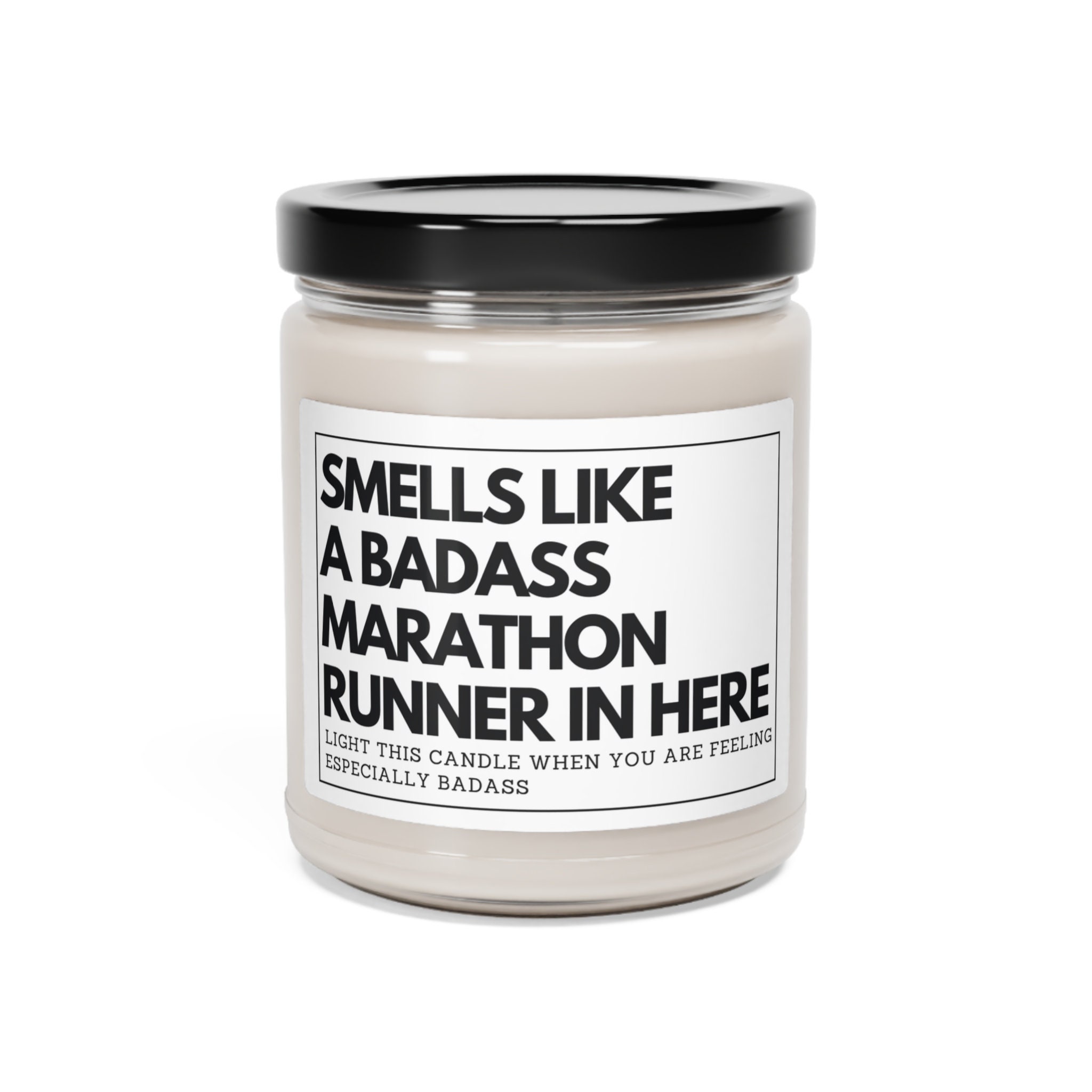 Marathon Runner Candle, Gift for Girl Runner, Marathon Finisher Gift ...