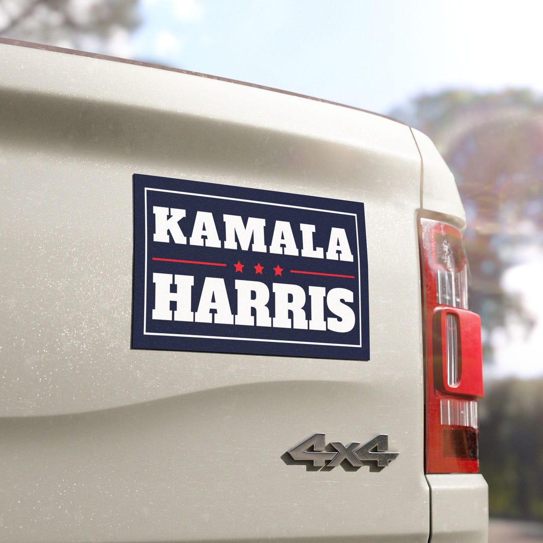 Kamala Harris for President Car Magnets, Harris 47 Bumper Magnet, Vote ...