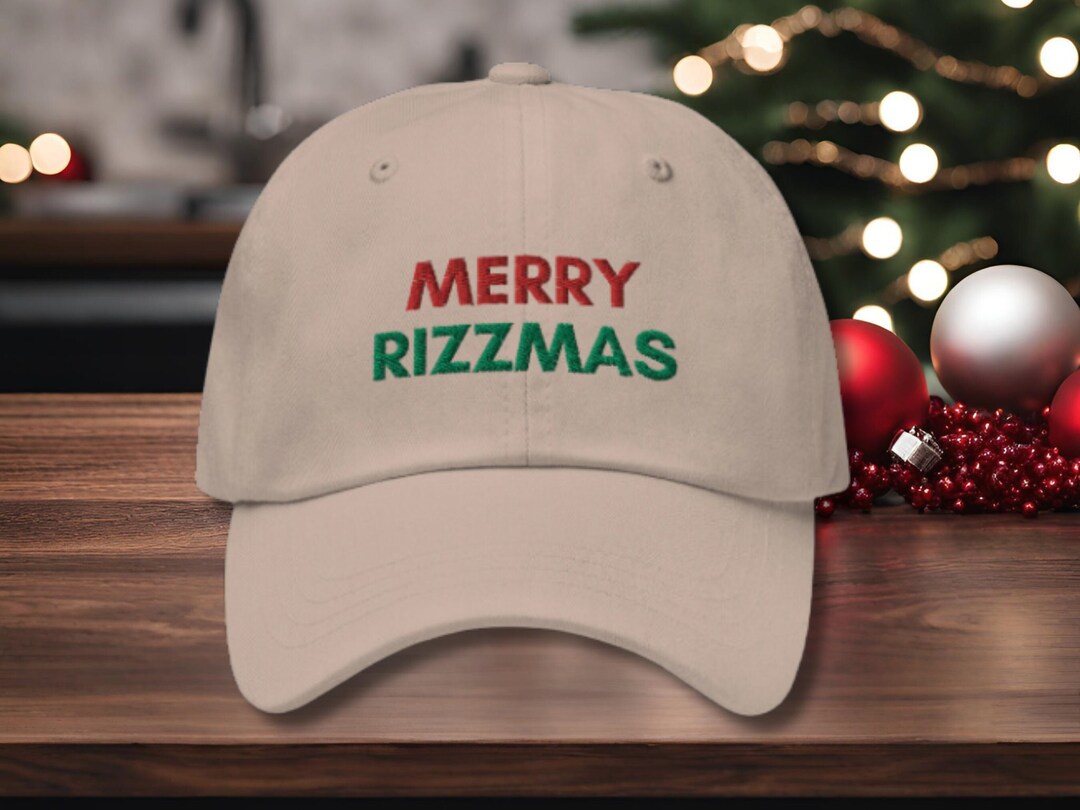 Merry Rizzmas Hat, Rizz Hat, Funny Teenager Gift, Teen Slang, Christmas ...