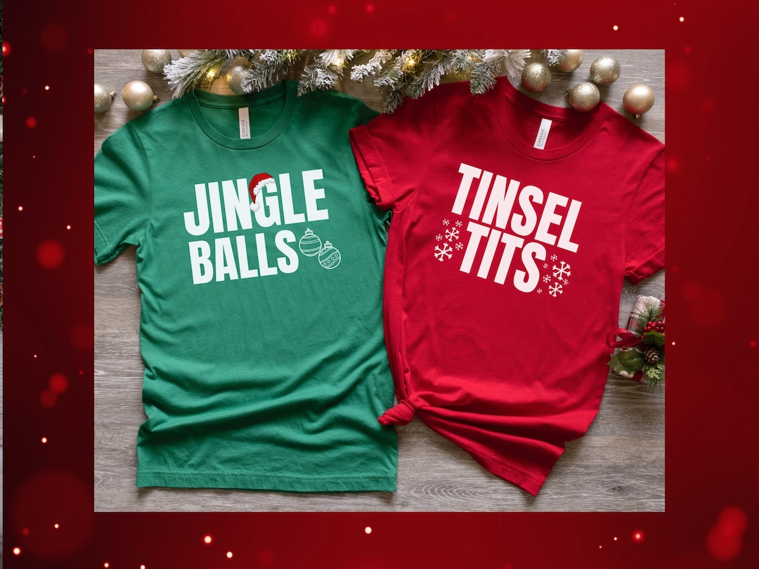 Dirty Christmas Couple Outfit, Matching Couple Shirts Christmas, Funny ...