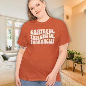 Pharmacist Thanksgiving Shirt, Grateful Thankful Pharmacist, Fall ...