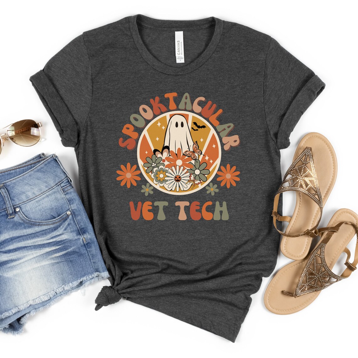 Vet Tech Shirts for Halloween, Veterinary Tech Gift for Vet Tech Week ...