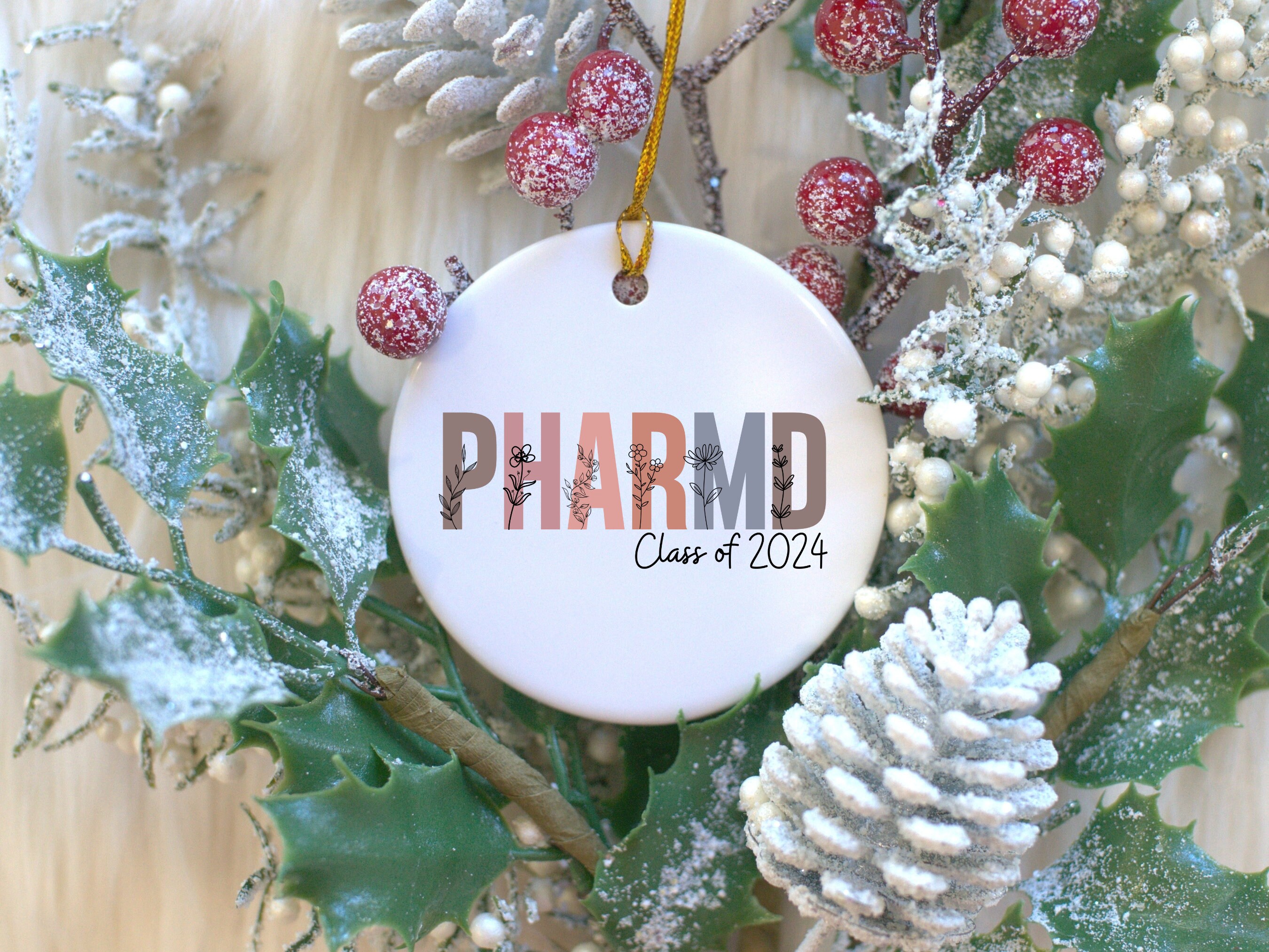 Pharmacy Graduation Ornament, Pharmd Pharmacy School Graduation Gift ...