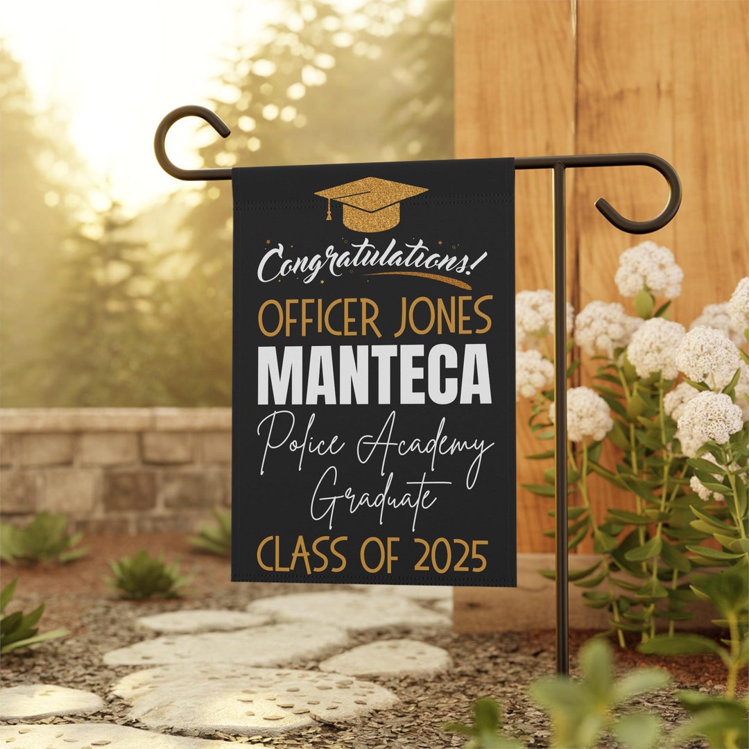 Police Academy Graduation Party Decorations, Personalized Custom Law ...