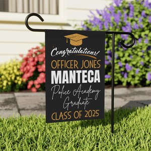 Police Academy Graduation Party Decorations, Personalized Custom Law ...
