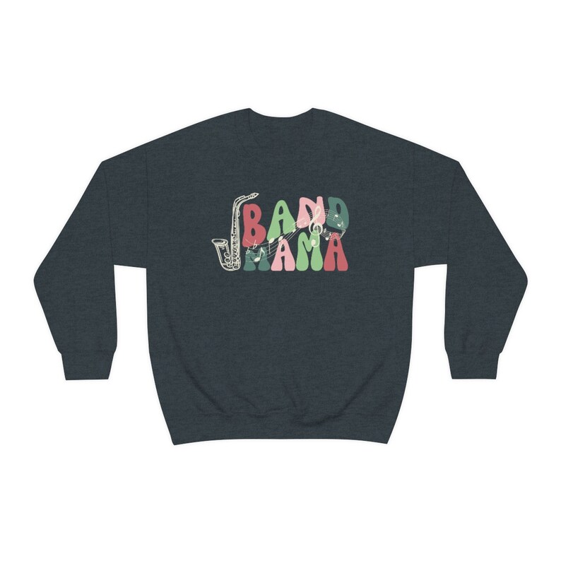 Marching Band Mom Sweatshirt, Marching Band Mom Saxophone, Rockin the ...