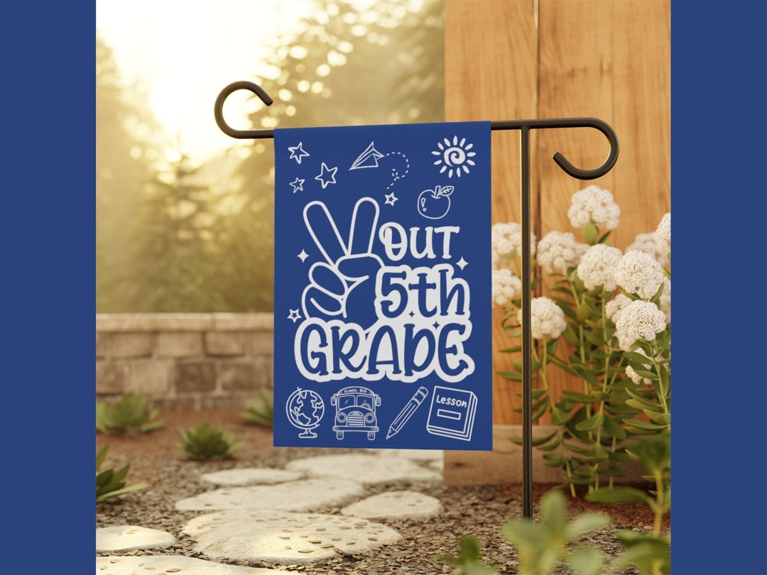 5th Grade Graduation Party Yard Sign for Fifth Grader End of School ...