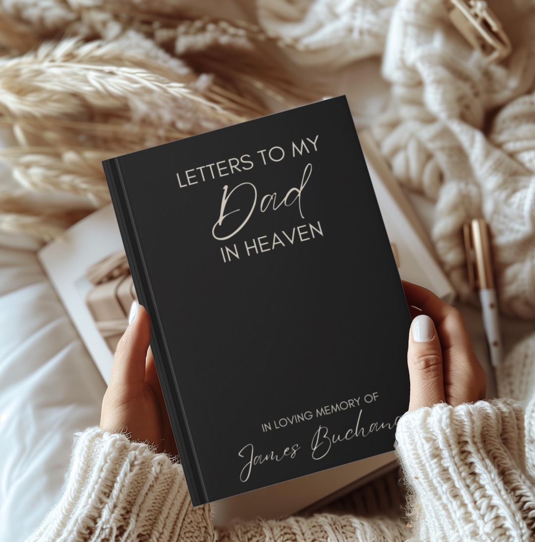 Personalized Dad Grief Journal, Loss of Father, Celebration of Life ...