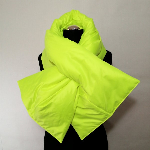 Neon Yellow Scarf - Etsy