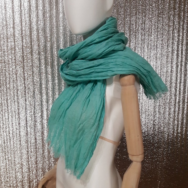 Turquoise Scarves - Etsy