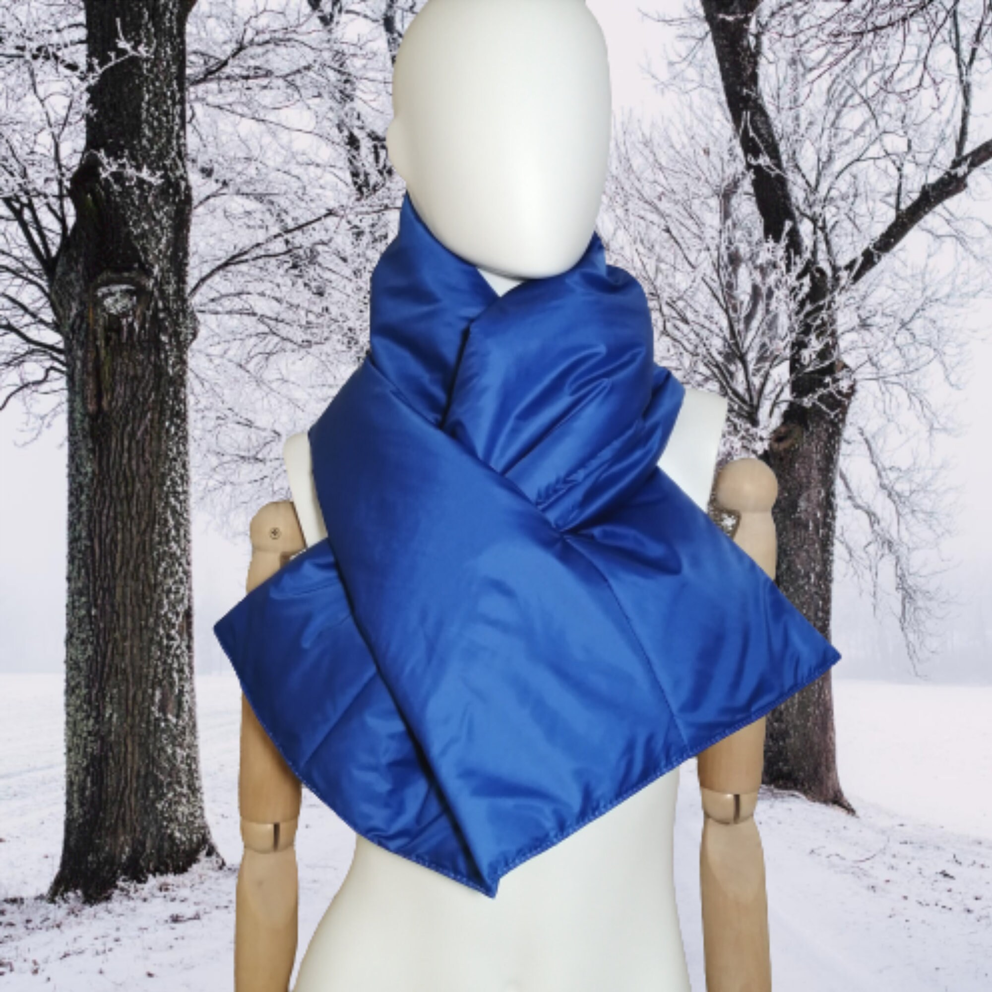 Warm Puffer Scarf. Winter Puffer Scarf. Down Padded Scarves - Etsy UK
