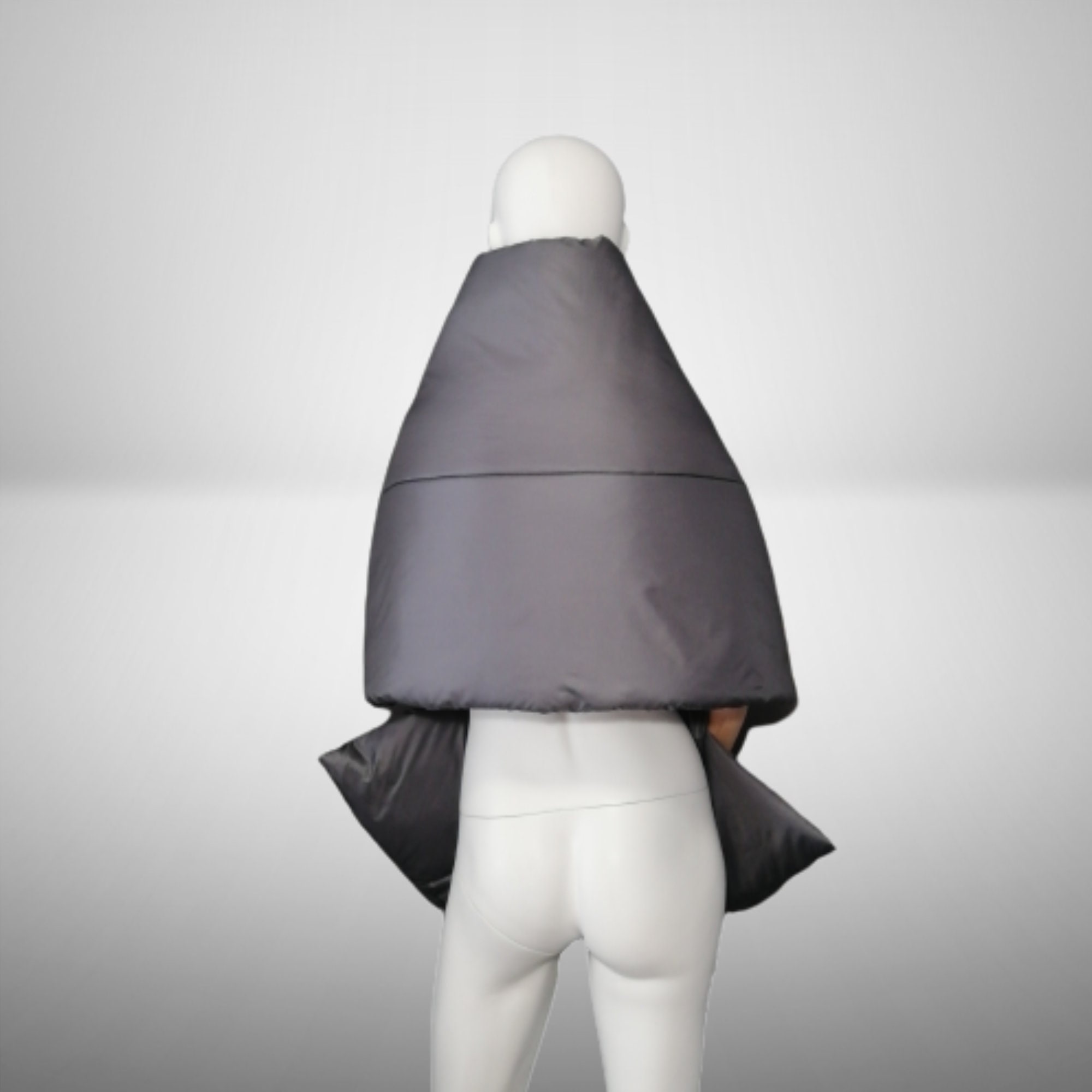 Long Wide Scarf Puffer 20x80 Inch With 2 Pocket. Cape Around Shoulders ...