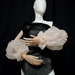 Ruffle Sheer Removable Sleeves From Crinkled Organza. Tulle - Etsy