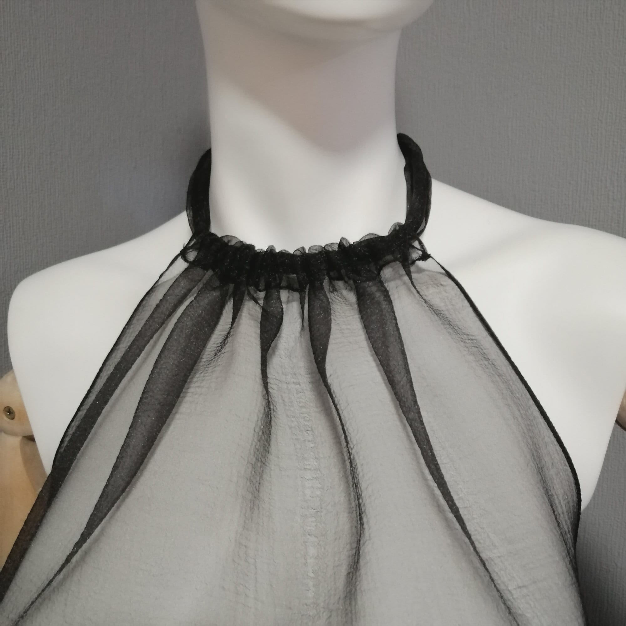 Overlay Transparent Sundress From Wrinkled Organza. Gothic - Etsy