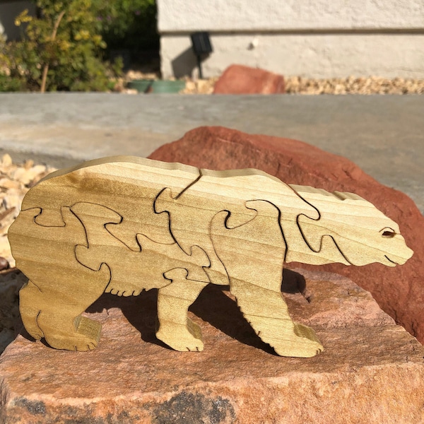 Polar Bear Puzzle - Etsy