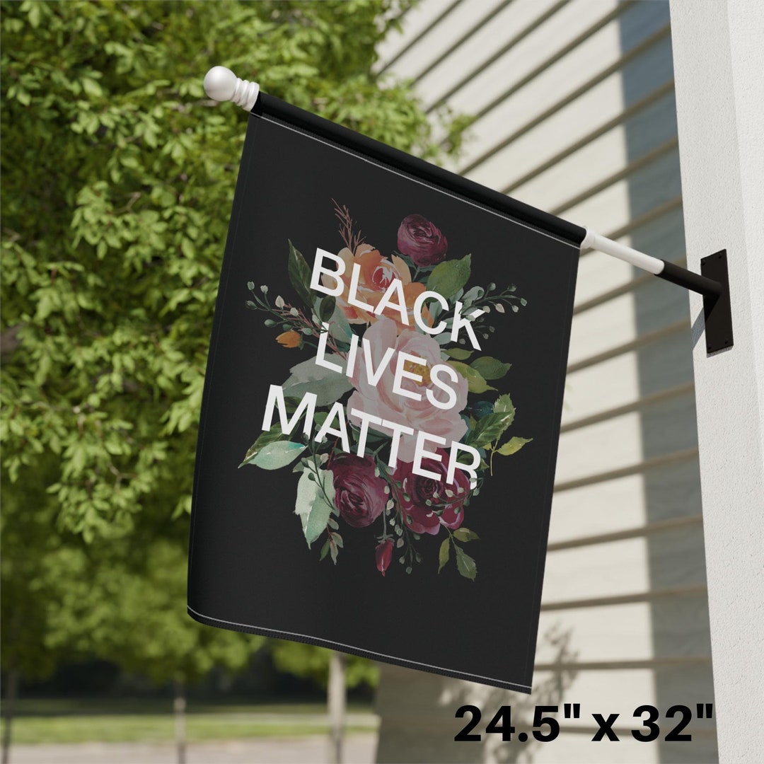 Black Lives Matter Garden Banner, Liberal Yard Signs, Anti MAGA, Anti ...
