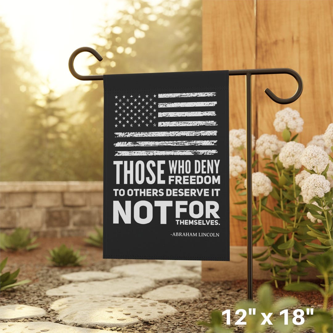 Liberal Yard Signs, Anti MAGA Garden Banner, Anti Fascist Garden Decor ...
