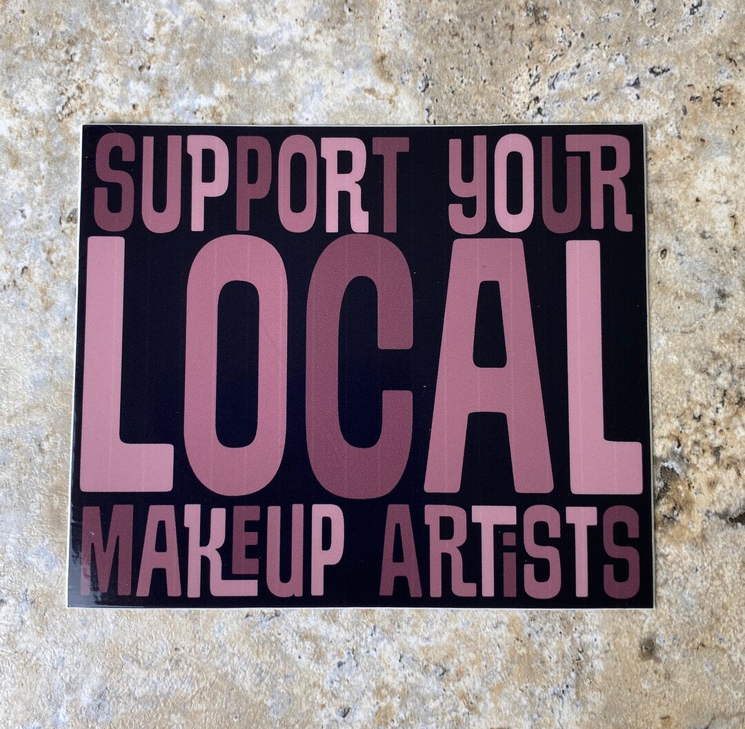 Makeup Artist Sticker, MUA Gift, Makeup Case Sticker, MacBook Stickers ...