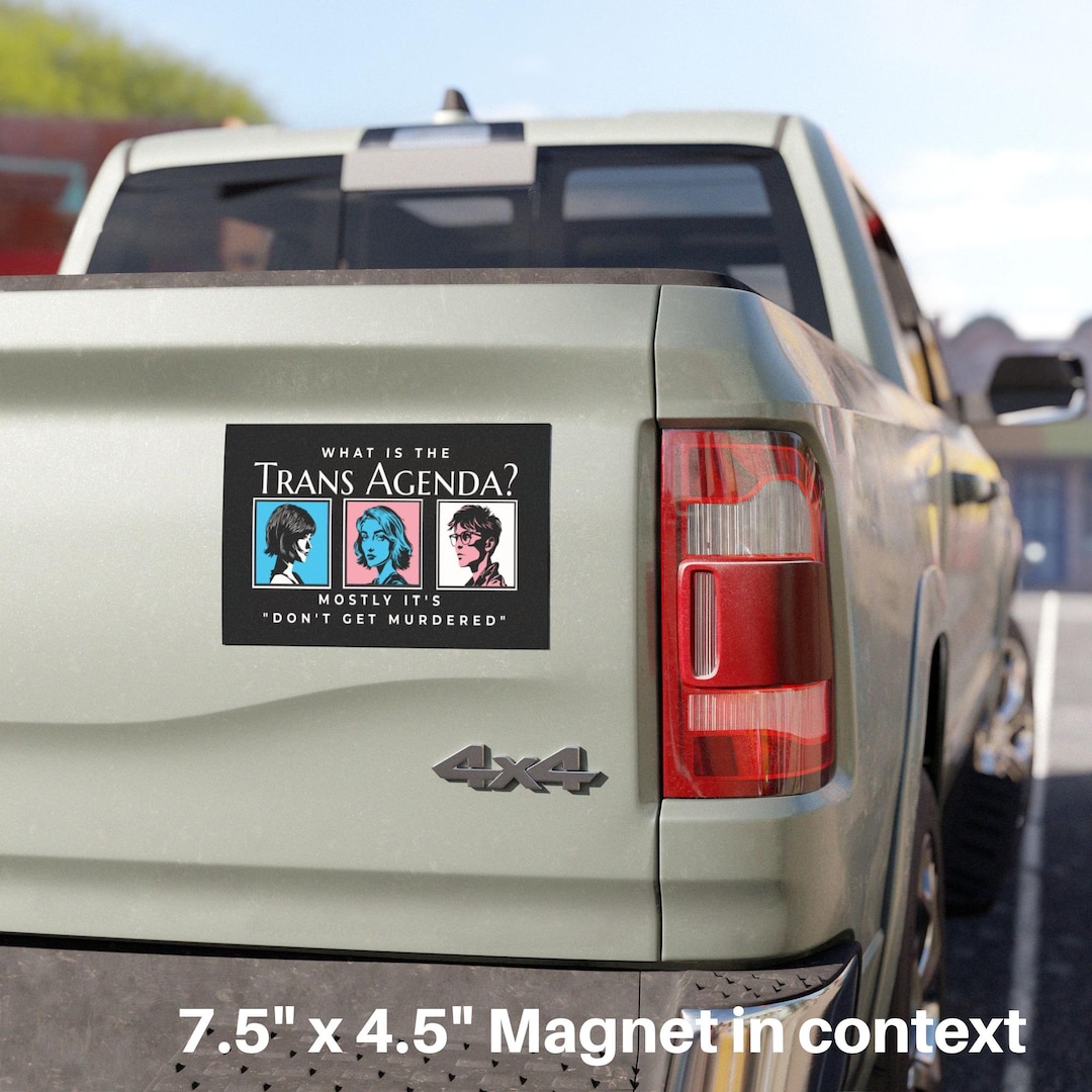 Trans Rights Magnet, Liberal Fridge Magnet, Trans Flag Car Magnets ...
