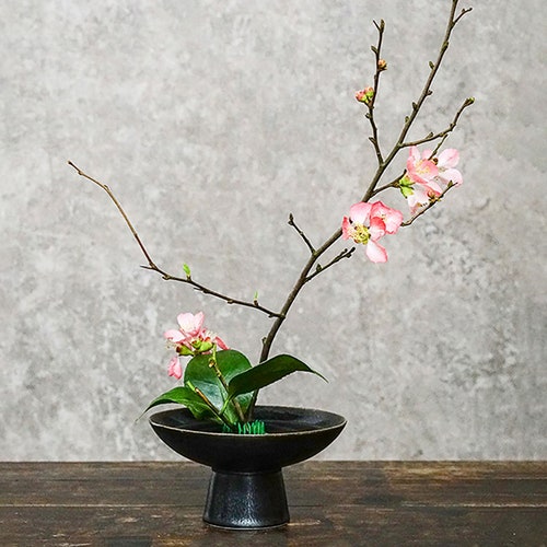 Ikebana Flower Vase Japanese Ceramic Pyramid | Etsy