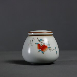 Handmade Ruyao/ru Kiln Small Size Porcelain Tea Canisters Tea - Etsy