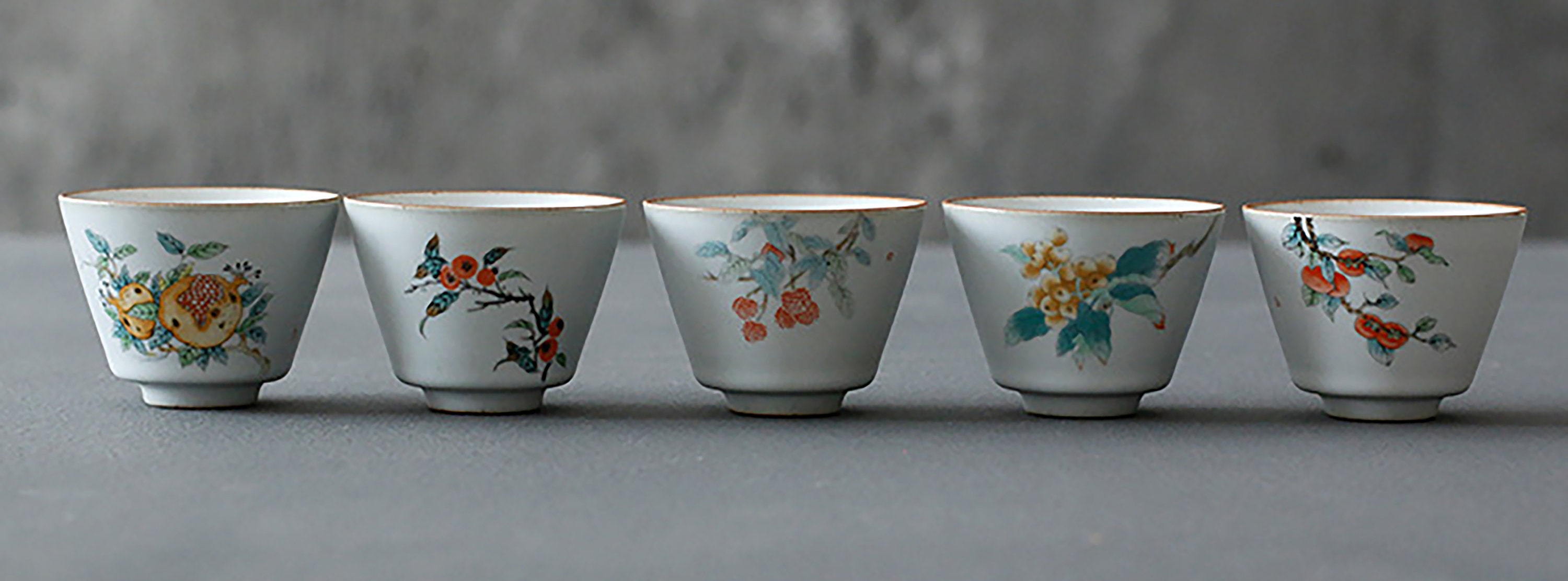 Handmade RUYAO Porcelain Teacup Value Set 5 Cups - Etsy Canada
