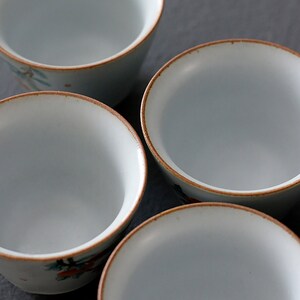 Handmade RUYAO Porcelain Teacup Value Set 5 Cups - Etsy