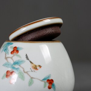 Handmade Ruyao/ru Kiln Small Size Porcelain Tea Canisters Tea - Etsy
