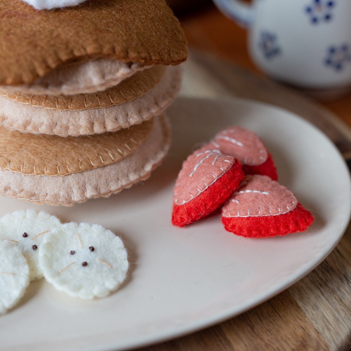 Felt Pancake Sewing Kit - Etsy