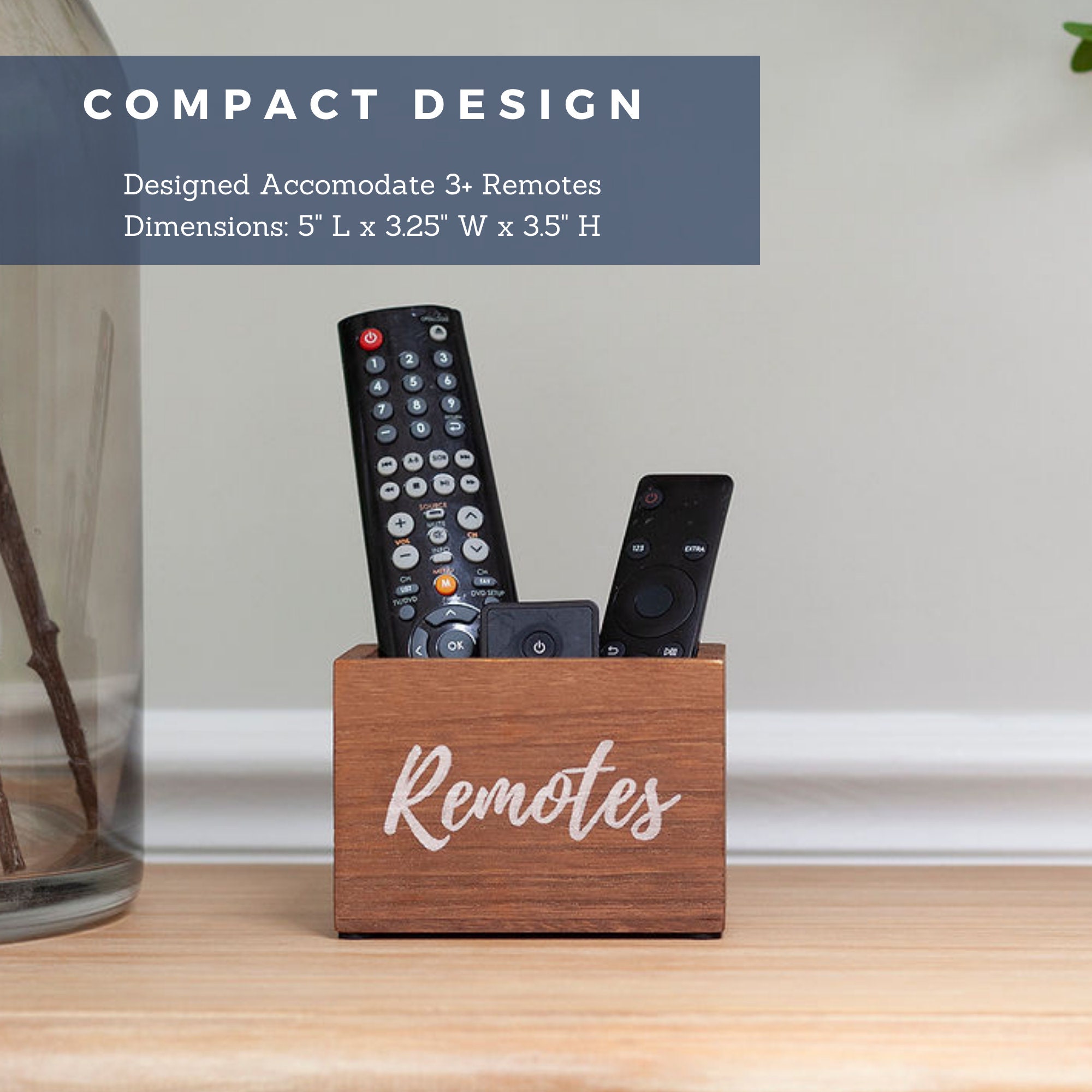 Farmhouse Remote Caddy Farmhouse Decor Wooden Organizer - Etsy