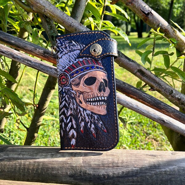 Skull Wallet - Etsy